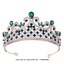 55 Styles Green Crystal Queen Princess Tiara Crown Wedding Prom Party ...