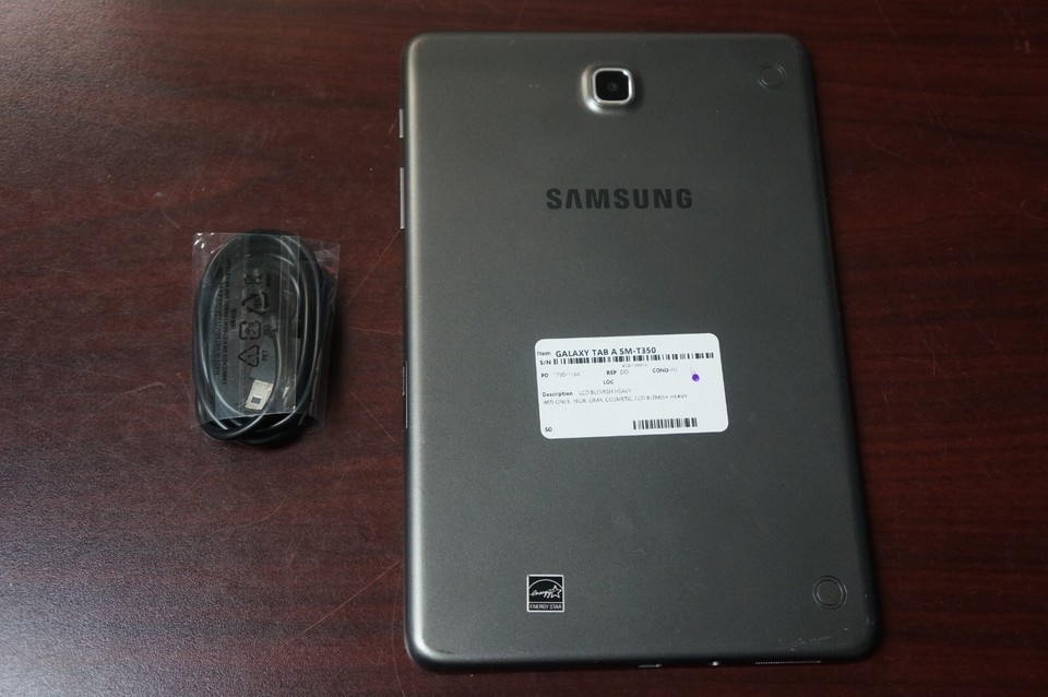 Samsung Galaxy Tab A SM-T350 16gb GRAY Tablet FREE BUNDLE & SHIPPING | eBay