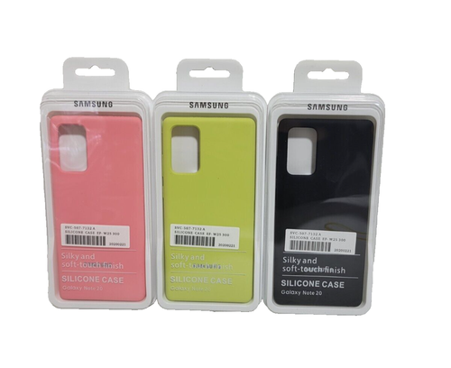 Luxury Silicone Case Cover For Samsung Galaxy Note 20 pink,yellow,black ...