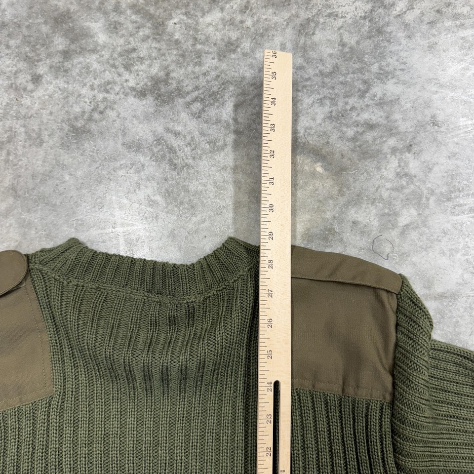 Vintage Remploy Commando Sweater Mens Size 3 Olive Green Wool Military ...