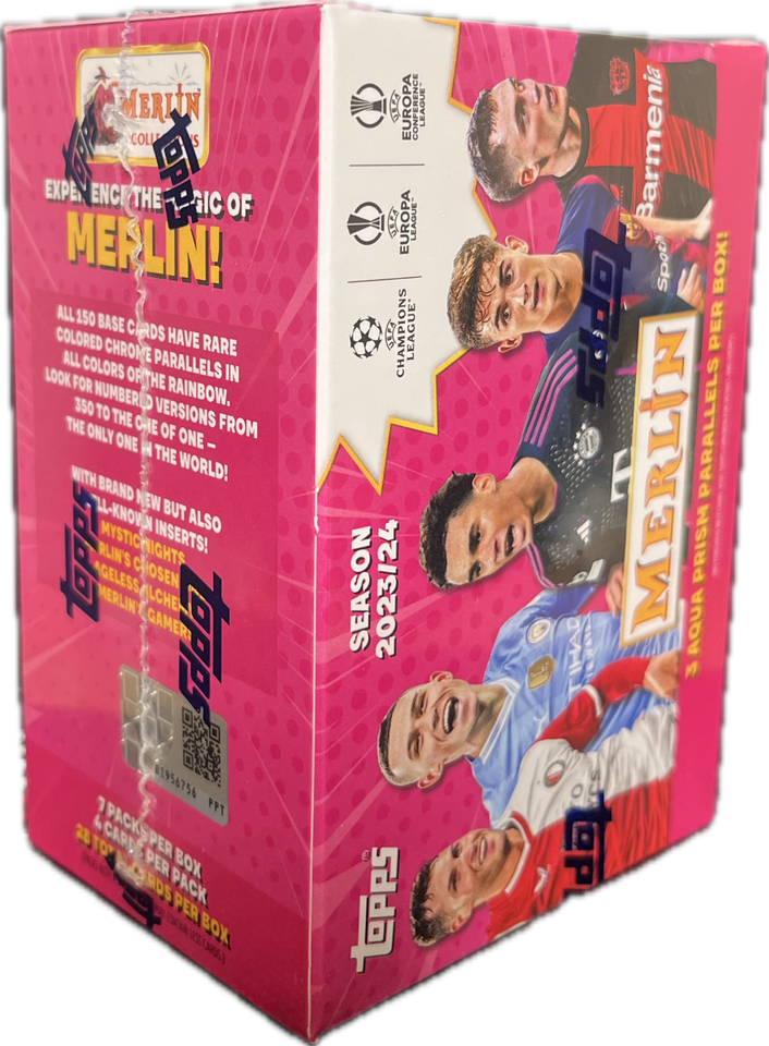 2023-24 Topps Merlin UEFA Soccer Champions League Blaster Box UCC ...
