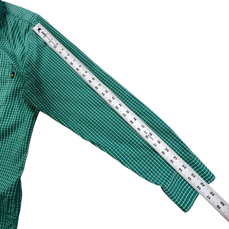 Chubbies Shirt Mens Medium Green Plaid Oxford Button Down OCBD Cotton ...