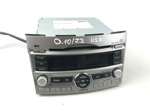 2010 - 2012 Subaru Legacy Outback Radio CD Player Head Unit 86201AJ64A ...