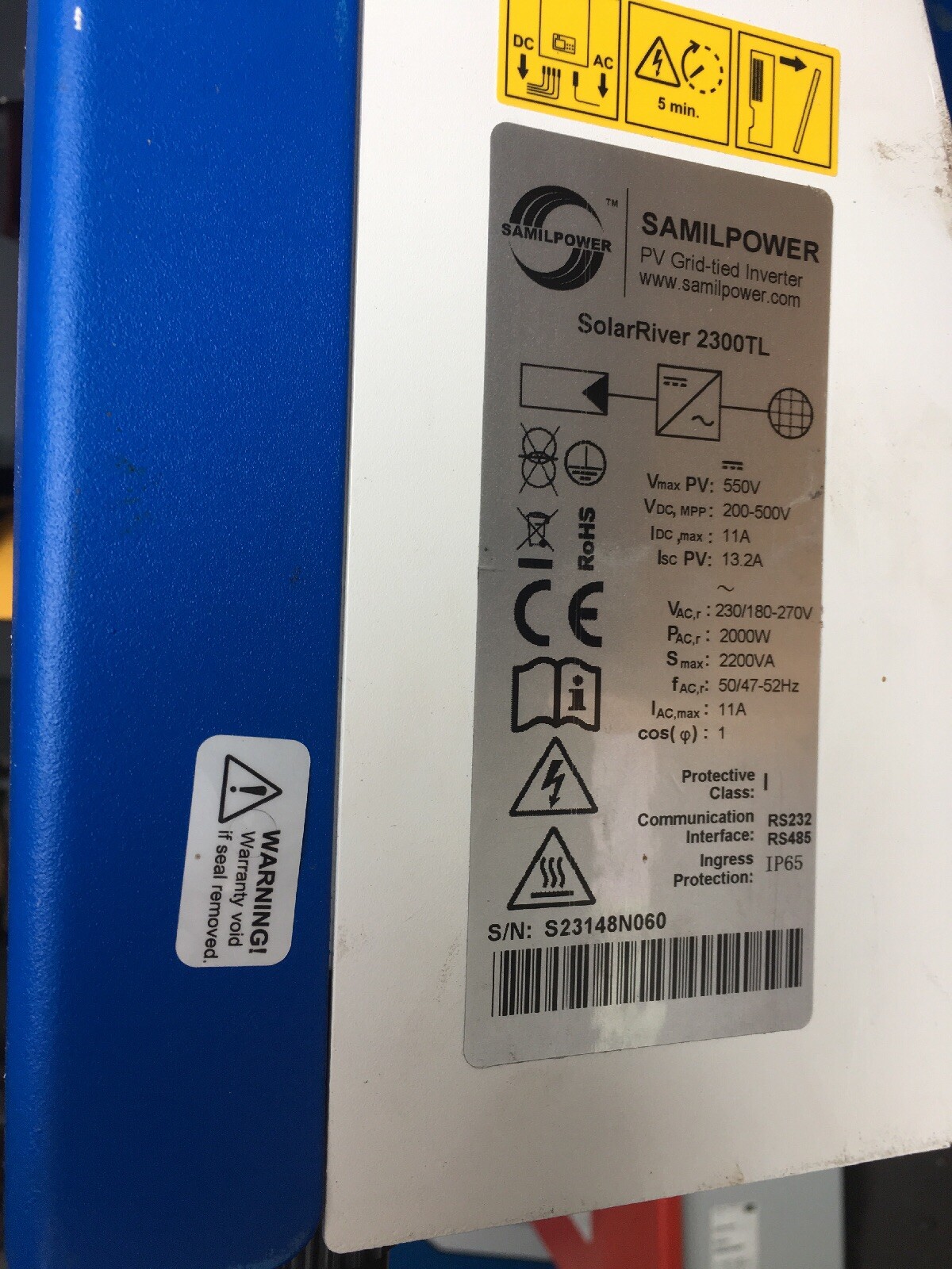 Samil Solar River 2300TL 2.2 KW Solar PV Inverter 2200 Watts | eBay