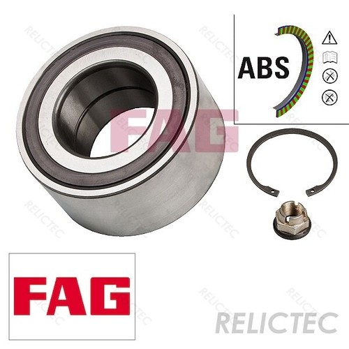 Front Wheel Bearing Kit for Renault Dacia:MEGANE III 3,DUSTER,FLUENCE 402107049R | eBay