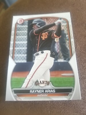 RAYNER ARIAS 2023 BOWMAN DRAFT CARD #BD-13 SF GIANTS (PROSPECT BASE) | eBay