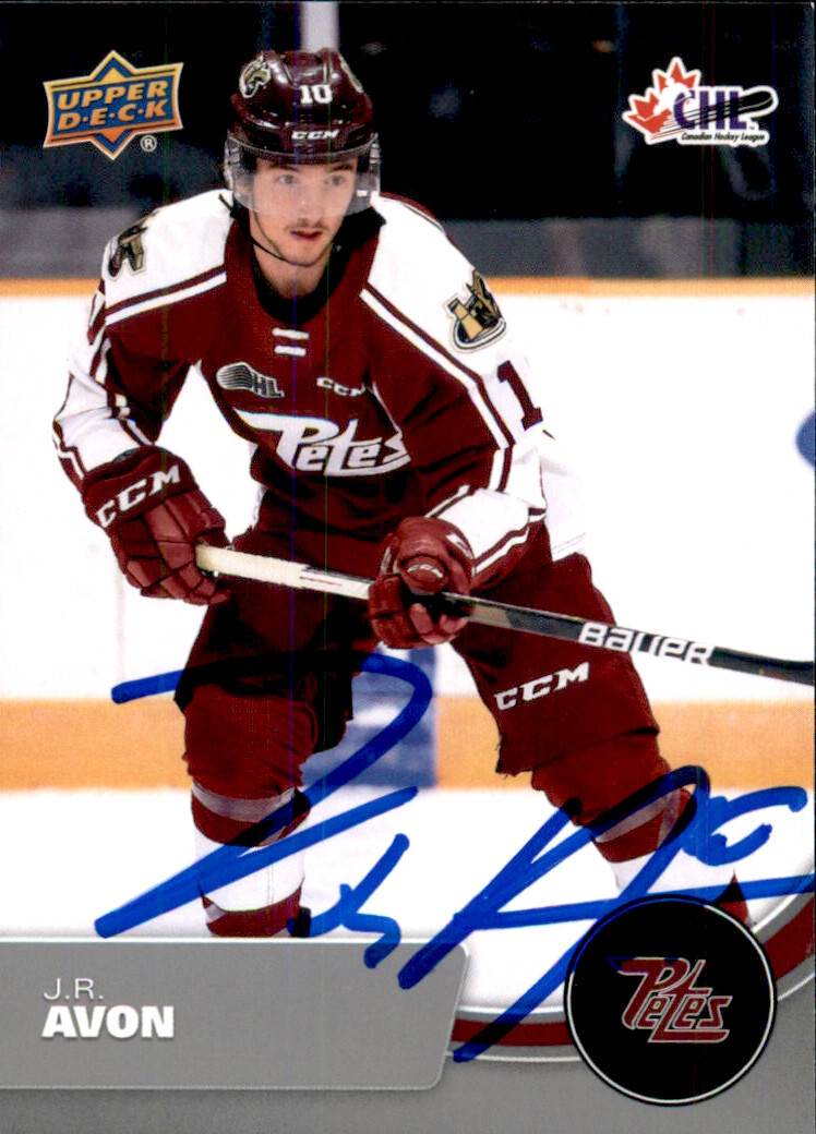 Jon-Randall JR Avon Signed Auto 21/22 Upper Deck CHL card Philadelphia ...