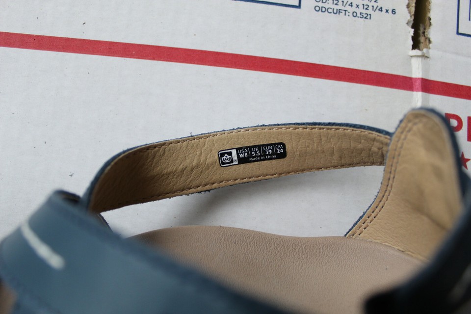 SPENCO MEDICAL CORPORATION BLUE LEATHER SHOES/SANDALS SZ 8 NWOB | eBay