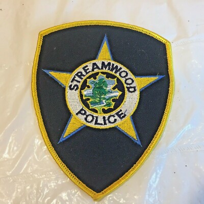 Streamwood Illinois Police Embroidered Shoulder Patch Very Good ...
