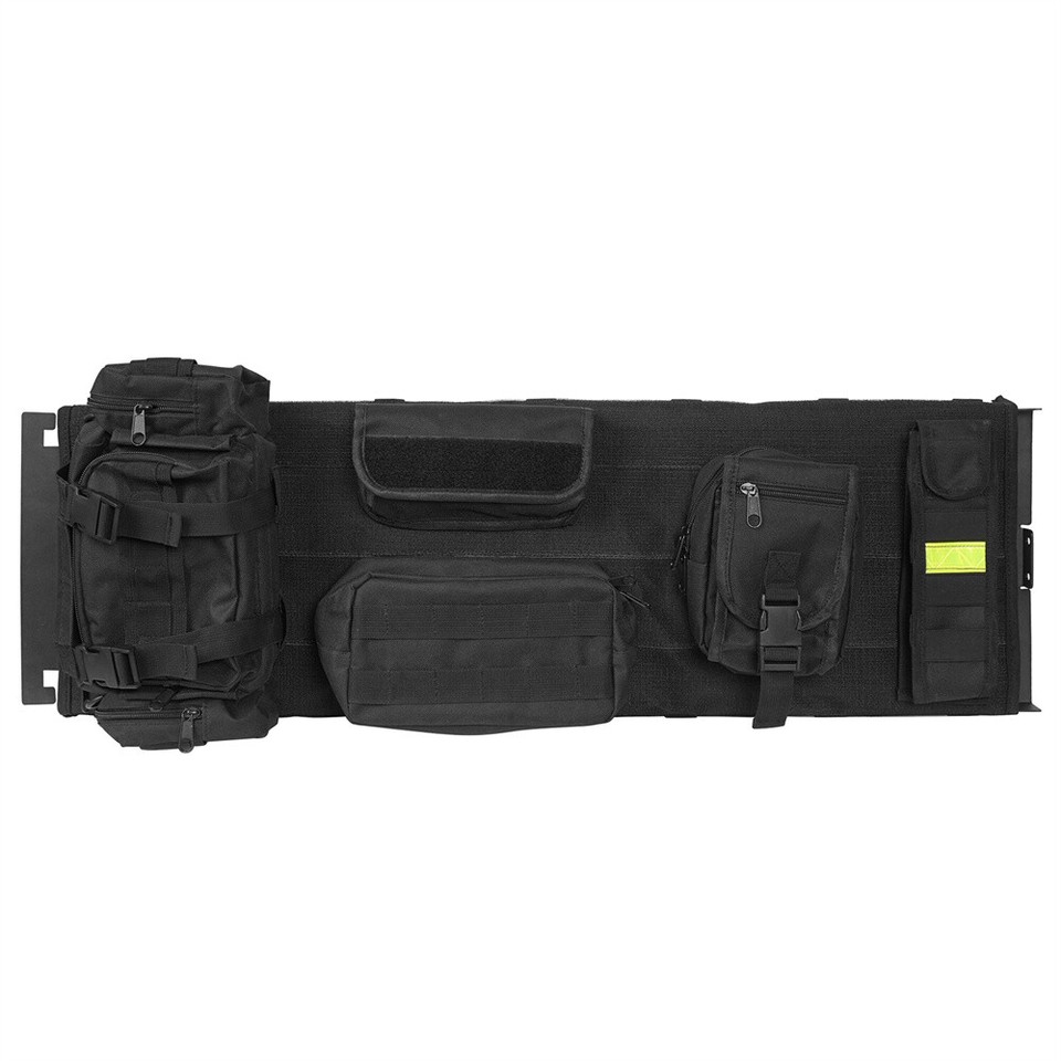 Overhead Steel MOLLE Panel with 5 Storage Pouches fit 1997-2006 Jeep ...