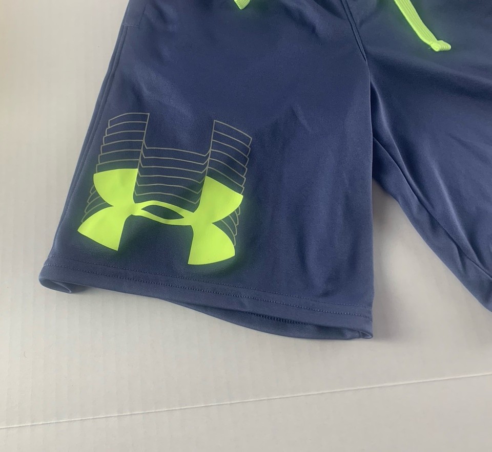 Boys Under Armour Shorts Size SM Child Sports School Summer Drawstring ...