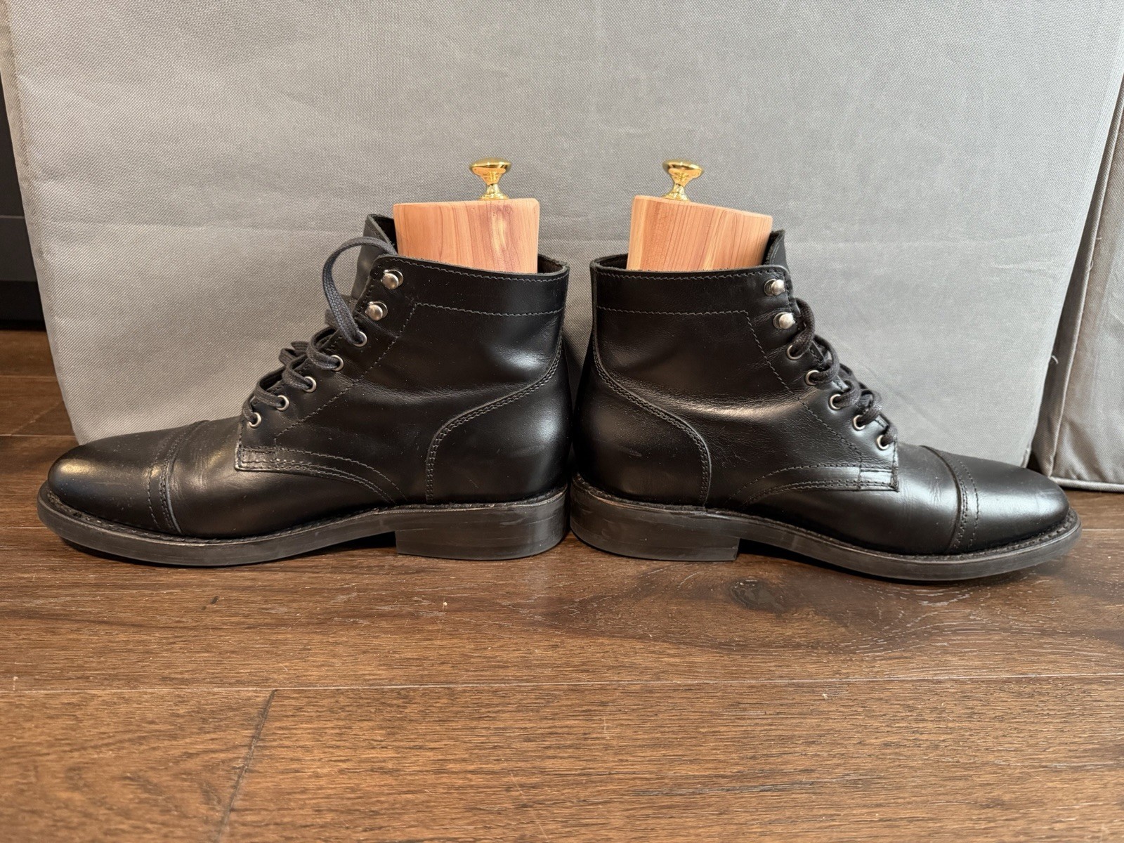 Thursday Boots Company, Captain Leather Boots Size 9 wide w/boot trees ...