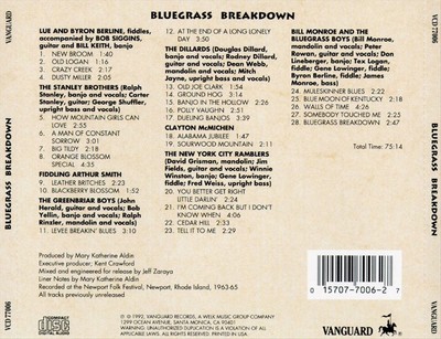 VARIOUS ARTISTS BLUEGRASS BREAKDOWN NEW CD 15707700627| eBay