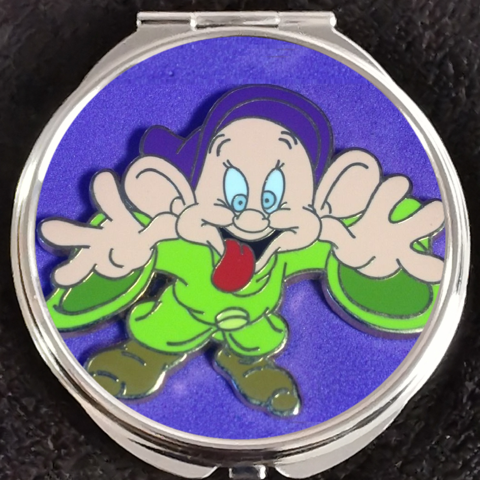 Snow White 7 Dwarves Dopey Dwarf Princess Funny Disney Makeup Compact ...
