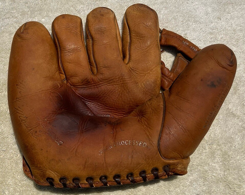 1940's PETE REISER MacGregor Goldsmith JCL Splitfinger BASEBALL Glove ...