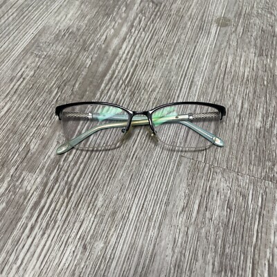 TIFFANY & CO TF1111-B 6097 Black Womens Cat Eye Eyeglasses 53-17-140 ...