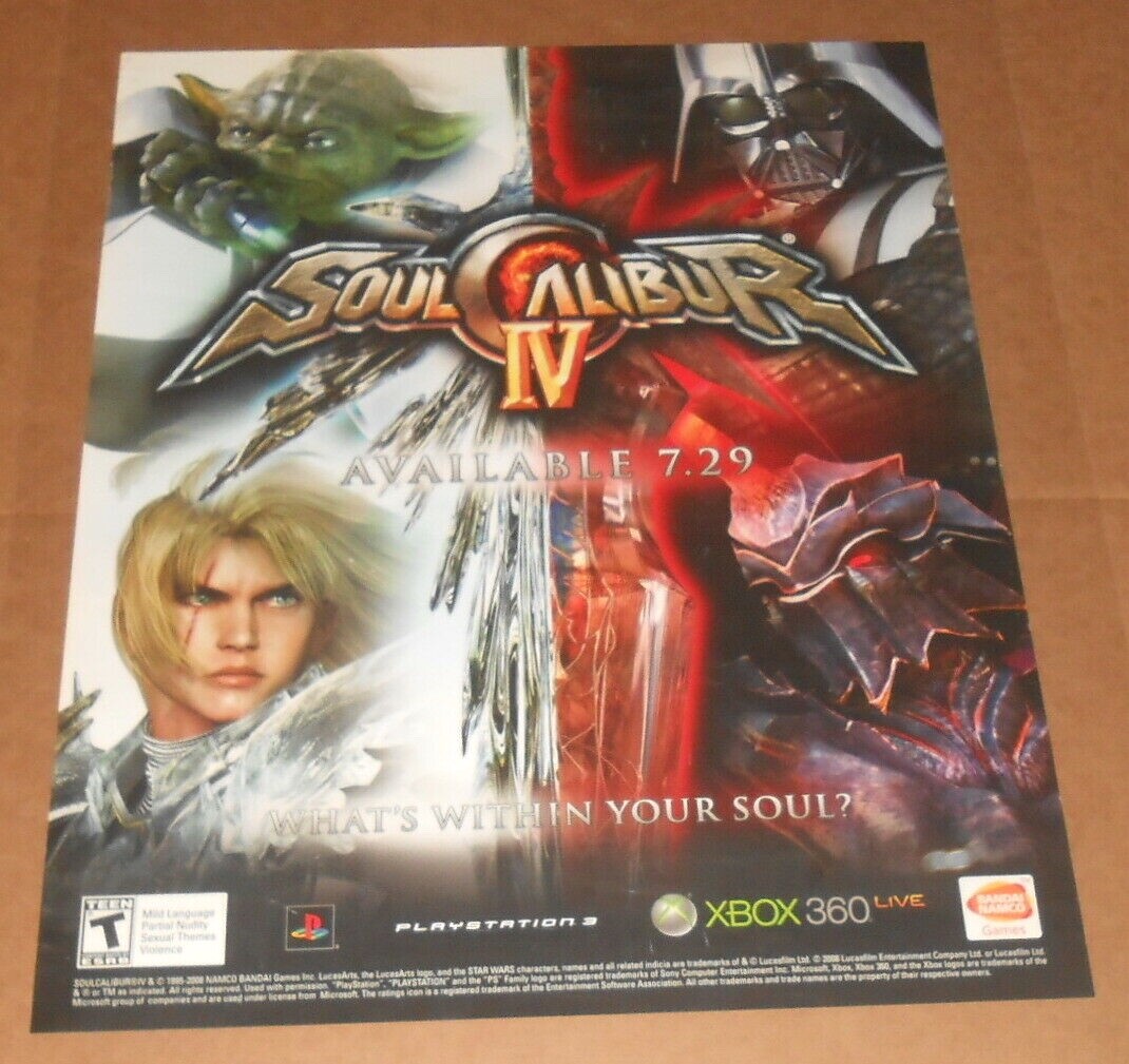 Póster De Soul Calibur Iv