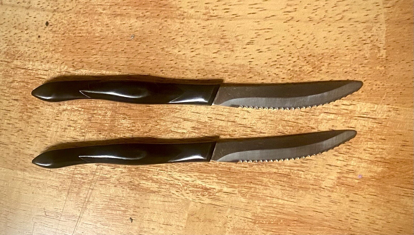 Set of 2 Cutco Olean NY 1759 J•G Full Serrated Blades Steak Knifes ...