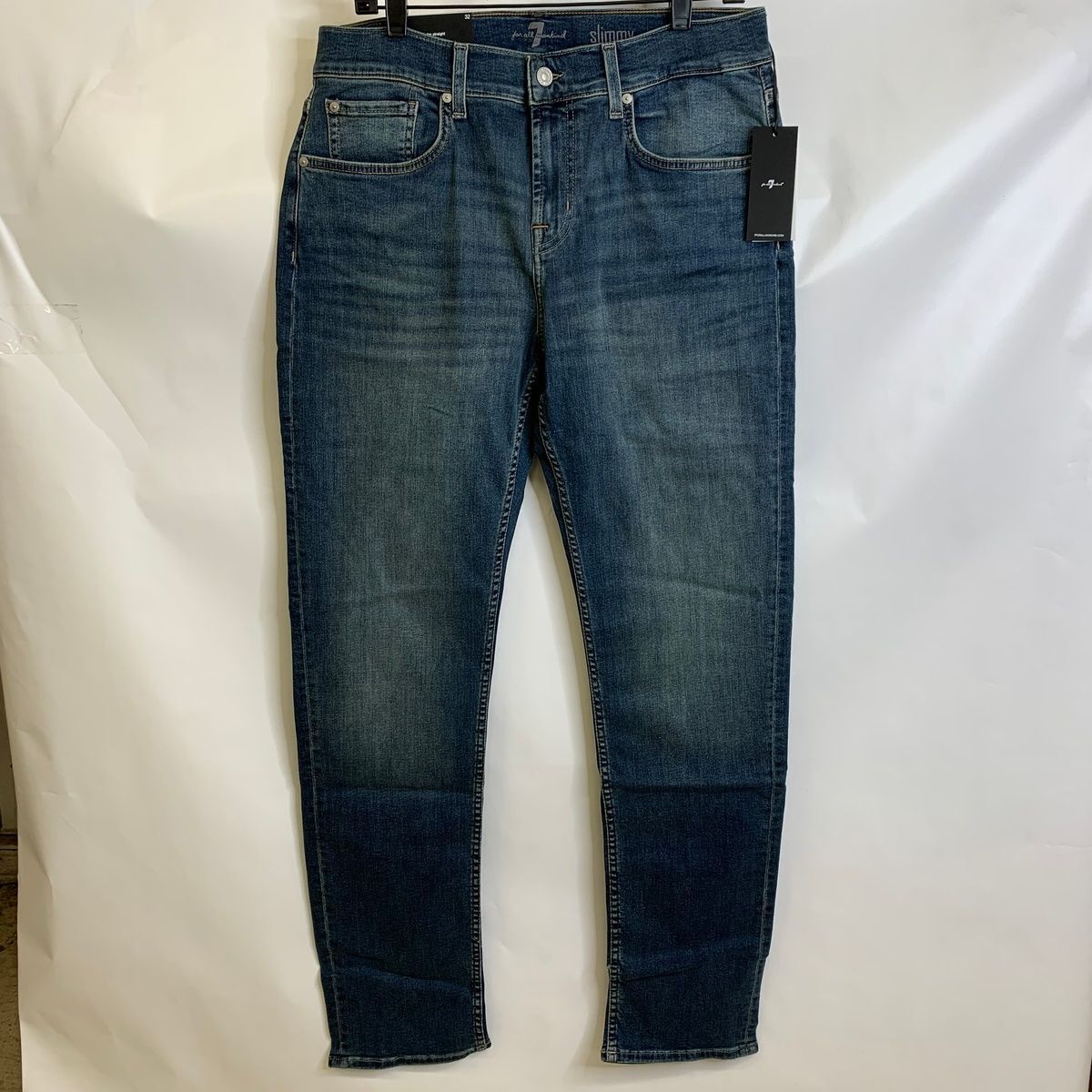 7 FOR ALL MANKIND Slimmy Slim Straight Jeans Men's 32x31 7 FOR ALL MANKIND Slimmy Slim Straight Jeans Men's 32x31