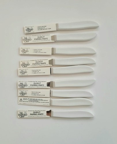 Vintage Pampered Chef Quikut Paring Knife Ivory Handle 2.5" Blade ...