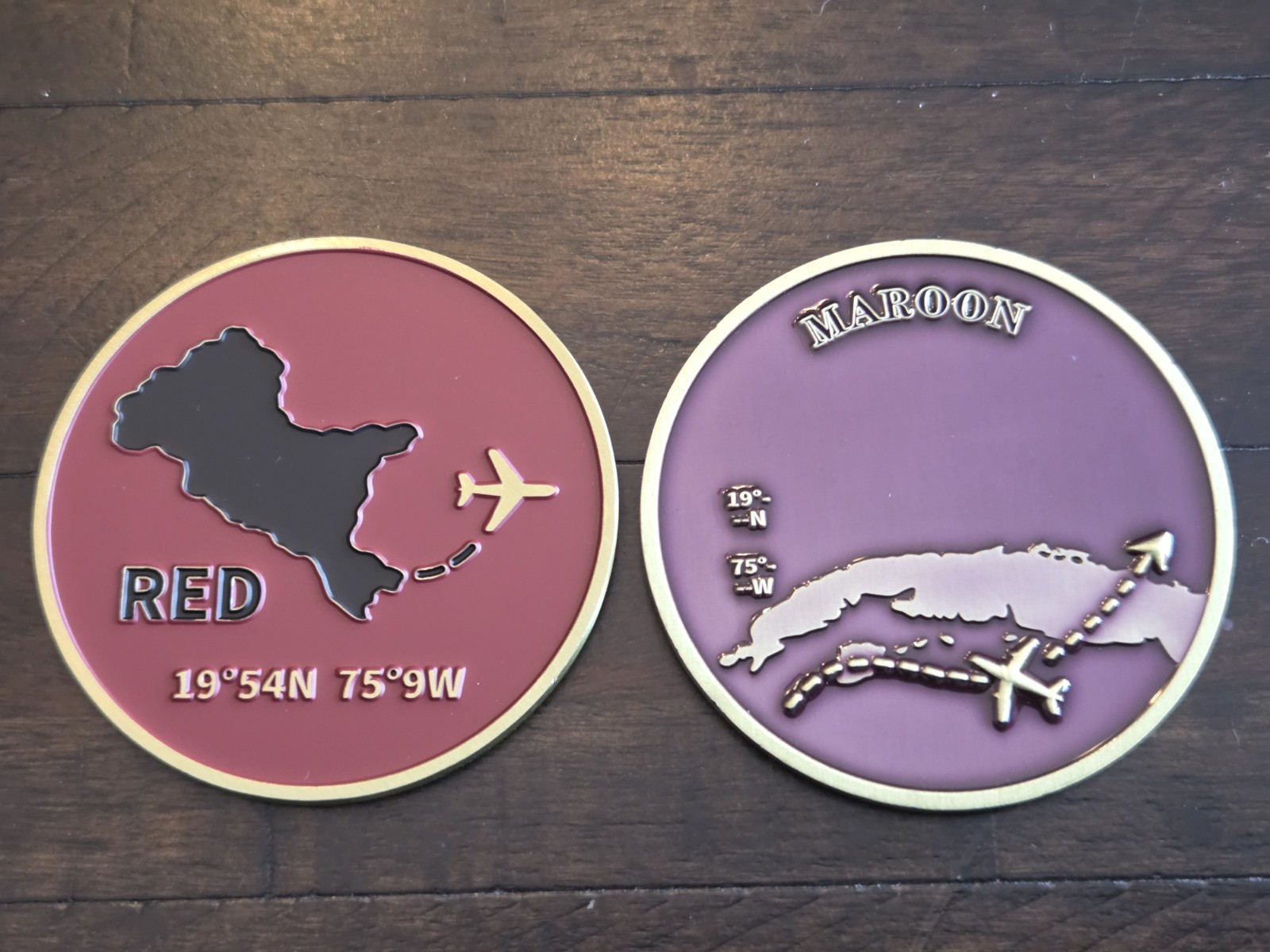 2pc CIA Detention Sites RED & MAROON - GITMO Guantanamo Bay I.C ...