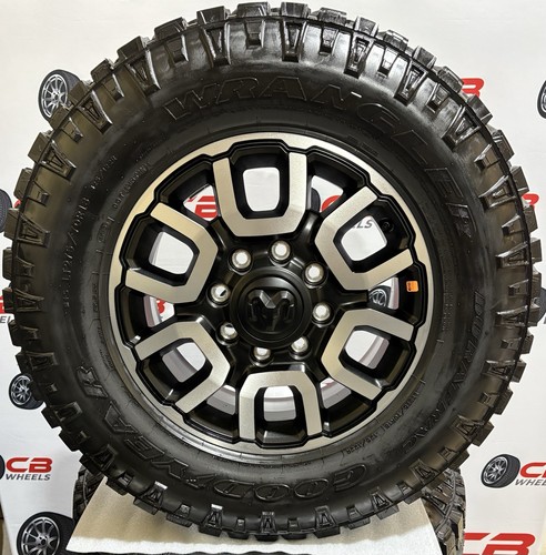 New Ram 2500 3500 18” OEM Machined Matte Black Wheels and Tires | eBay