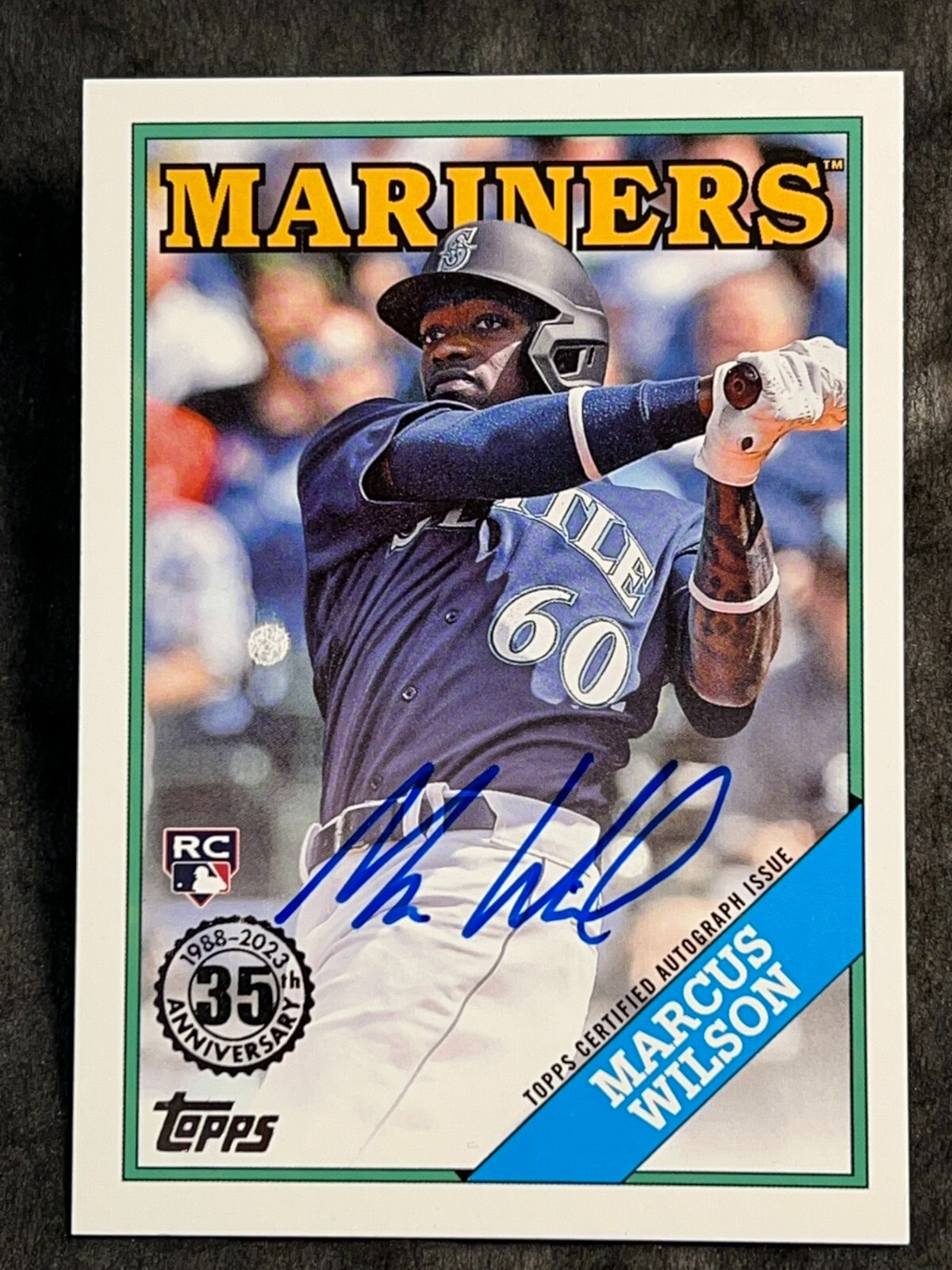 2023 Topps 35th Anniversary ROOKIE AUTO Marcus Wilson, item 1 | eBay