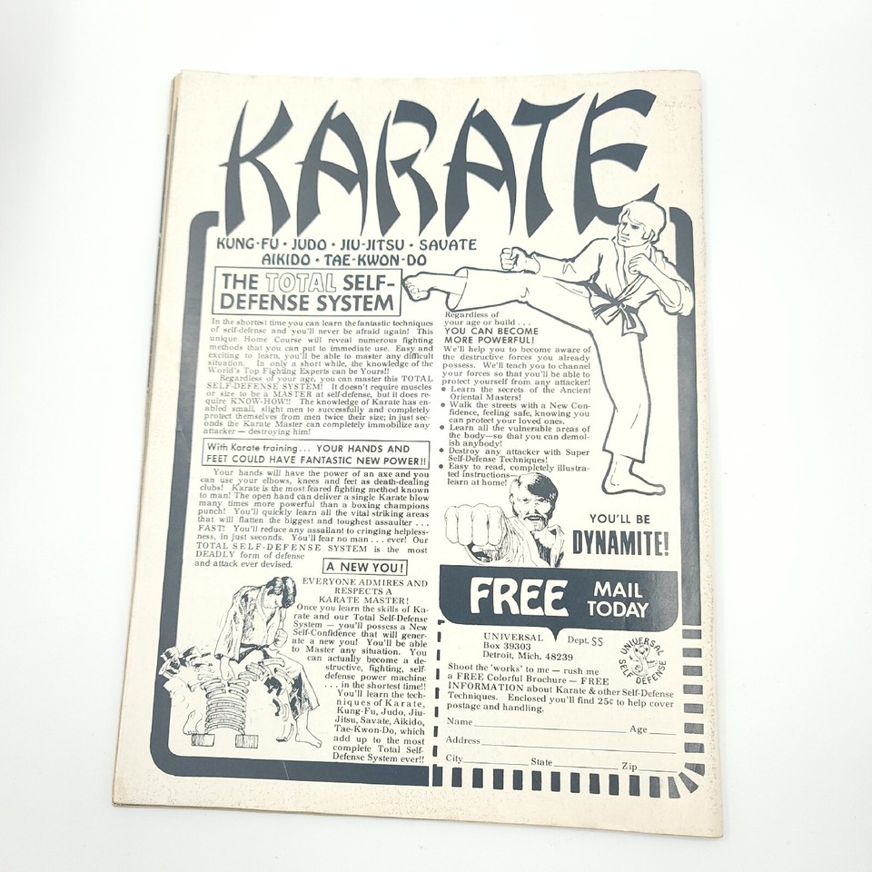 Vintage 1975 Wrestling Sports Stars Magazine THE WOLFMAN /WOMENS ...