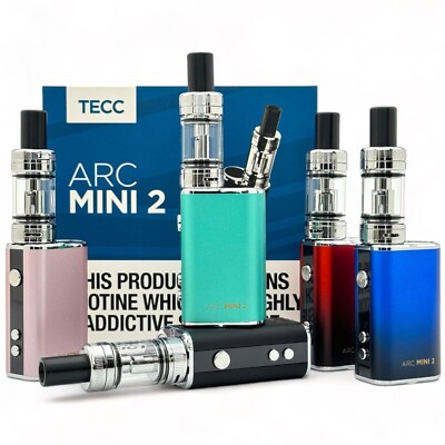 TECC® Arc Mini 2 Kit E-Cigarette Mod E-Cig Vape Device or EN 2ml TanK ...