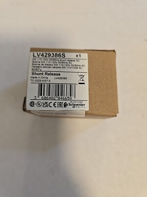 New LV429386 Shunt Coil MX,110-130V S29386s used for ComPact NSX ...
