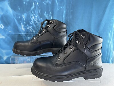 Wolverine Black Work Boots Steel Toe ASTM F2413-11 Men's Size 10EW ...