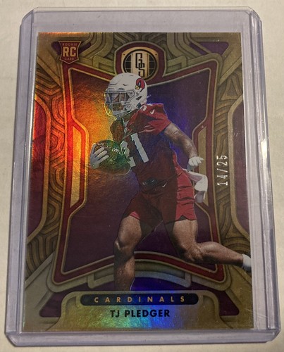 2022 Panini Gold Standard TJ Pledger Rose Gold RC #14/25 Arizona ...