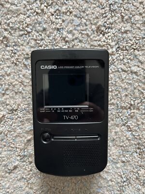 Casio Portable TV-470 in Excellent Condition | eBay