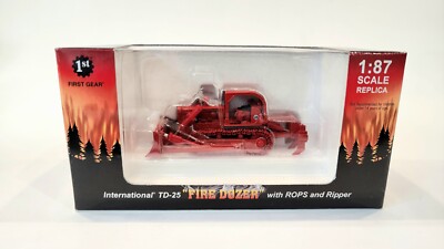 First Gear International TD-25 Fire Dozer w/ROPS & Ripper 1:87 Scale | eBay