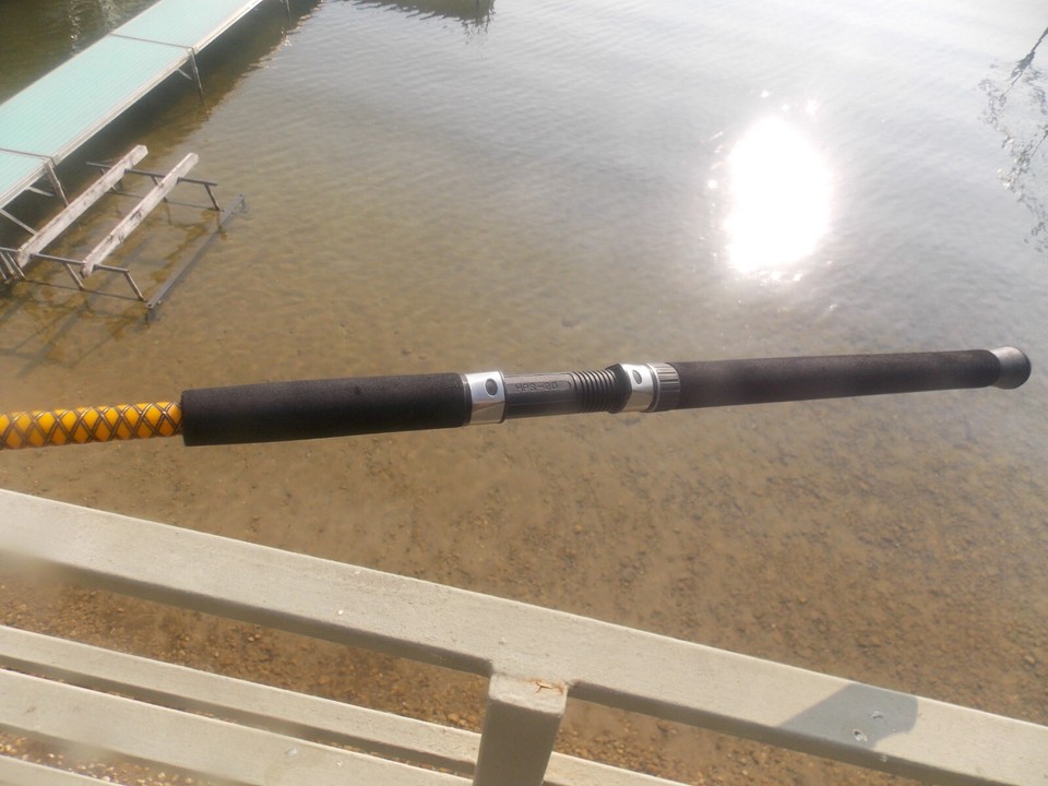 Penn Roddy-GATOR TAIL Spinning Rod 8' (2Pc) 1-4oz Lure SUPER CLEAN 10/ ...