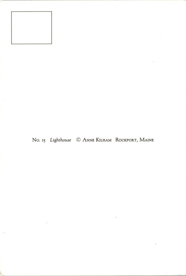 No. 15 Lighthouse, Anne Kilham, Rockport, Maine, charming harbor, art ...