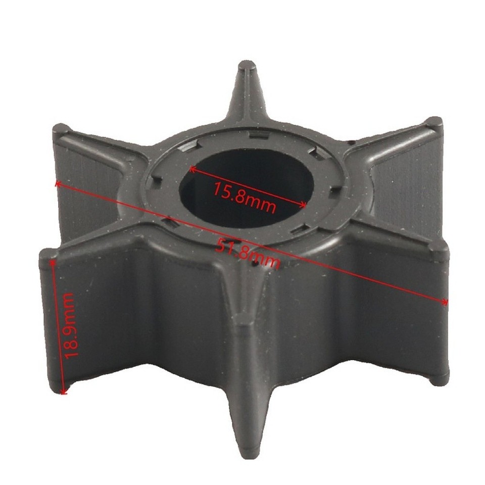 Impeller Repair Kit Water Pump Replacement 316 Stainless Steel 6-Blade ...