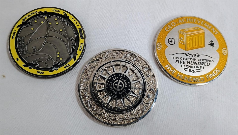 Geocaching Coin Lot Tag Geocoin Pathtags Geocache | eBay