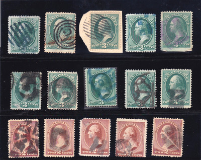 19th century great group of unidentified 2c/3c Banknotes w/fancy ...