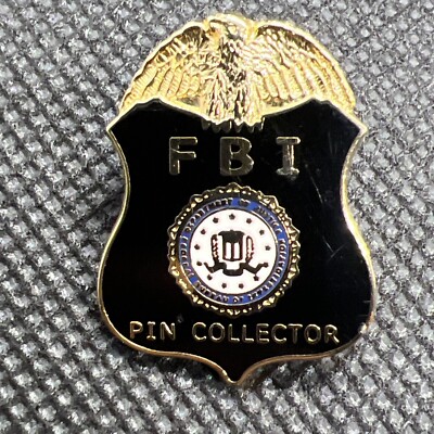 UNITED STATES FBI FEDERAL BUREAU OF INVESTIGATION FBI BADGE PIN ...