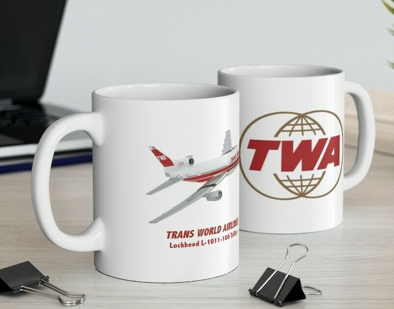 TWA - Trans World Airlines L-1011 Coffee Mug | eBay