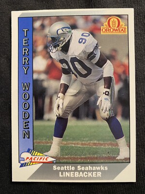1991 PACIFIC OROWEAT Seattle Seahawks Terry Wooden 10 | eBay
