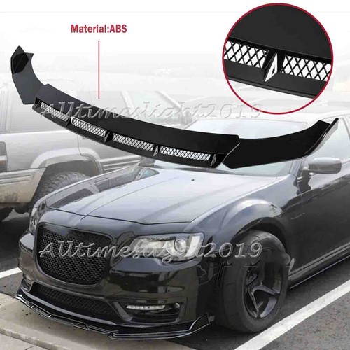 For For Chrysler 300 2005-2020 Glossy Front Bumper Lip Spoiler Splitter ...