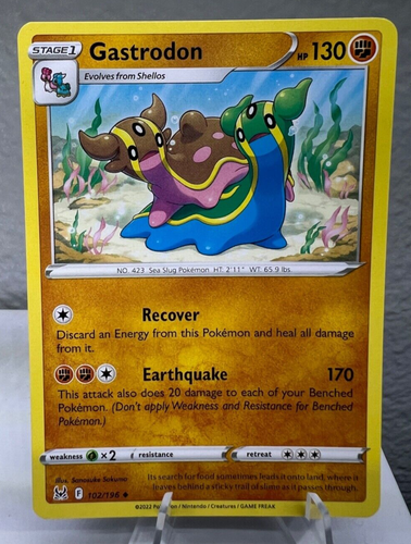 Pokemon Lost Origin Gastrodon Uncommon Card 102/196 NM | eBay