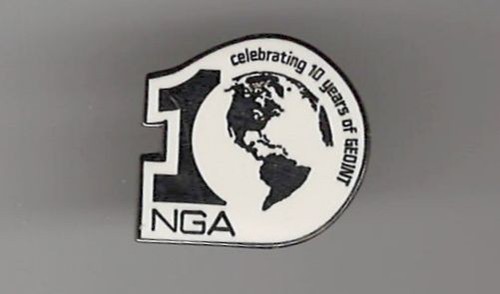 10th ANNIVERSARY LAPEL/HAT PIN FOR NATIONAL GEOSPATIAL-INTELLIGENCE ...