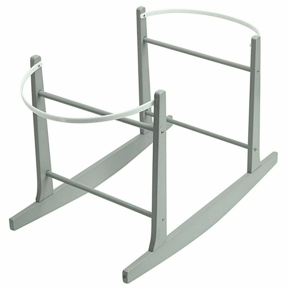 Grey Rocking Moses Basket Stand 5059273691236| eBay