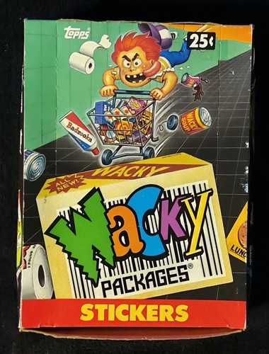 Topps WHACKY PACKAGES Trading Card Full Box, 48 Unopened Packs Of ...