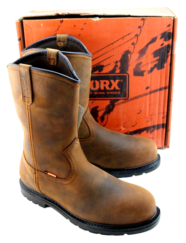 WORX Red Wing Truss Size 14 M Steel Toe Waterproof Men's Work Boots ...