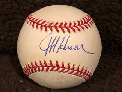JEFF HUSON Signed Autographed Auto ROMLB Baseball Ball Texas Rangers ...