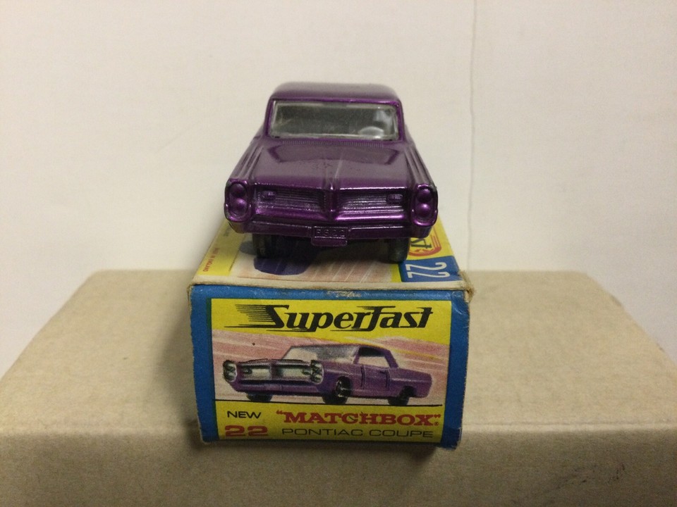 LESNEY MATCHBOX SUPERFAST MB 22A-1 Pontiac Grand Prix, dark purple ...